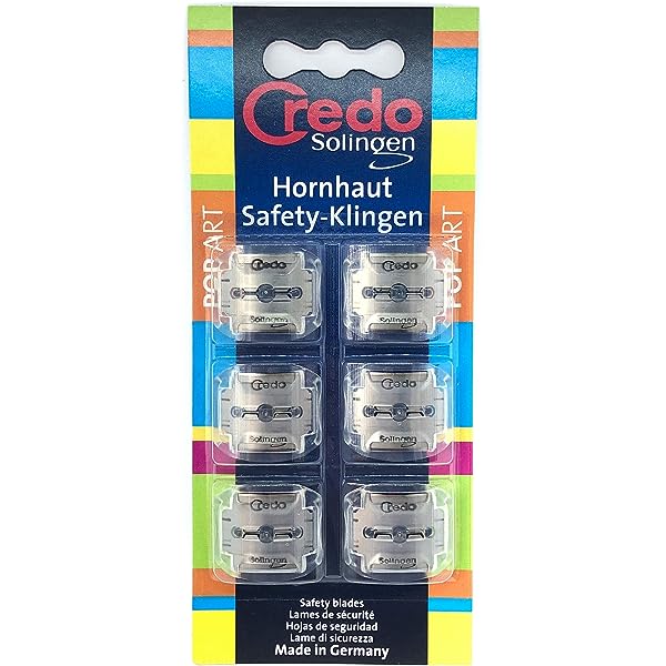 Credo Solingen Safety Blades 6pc – Wonder Beauty Supply