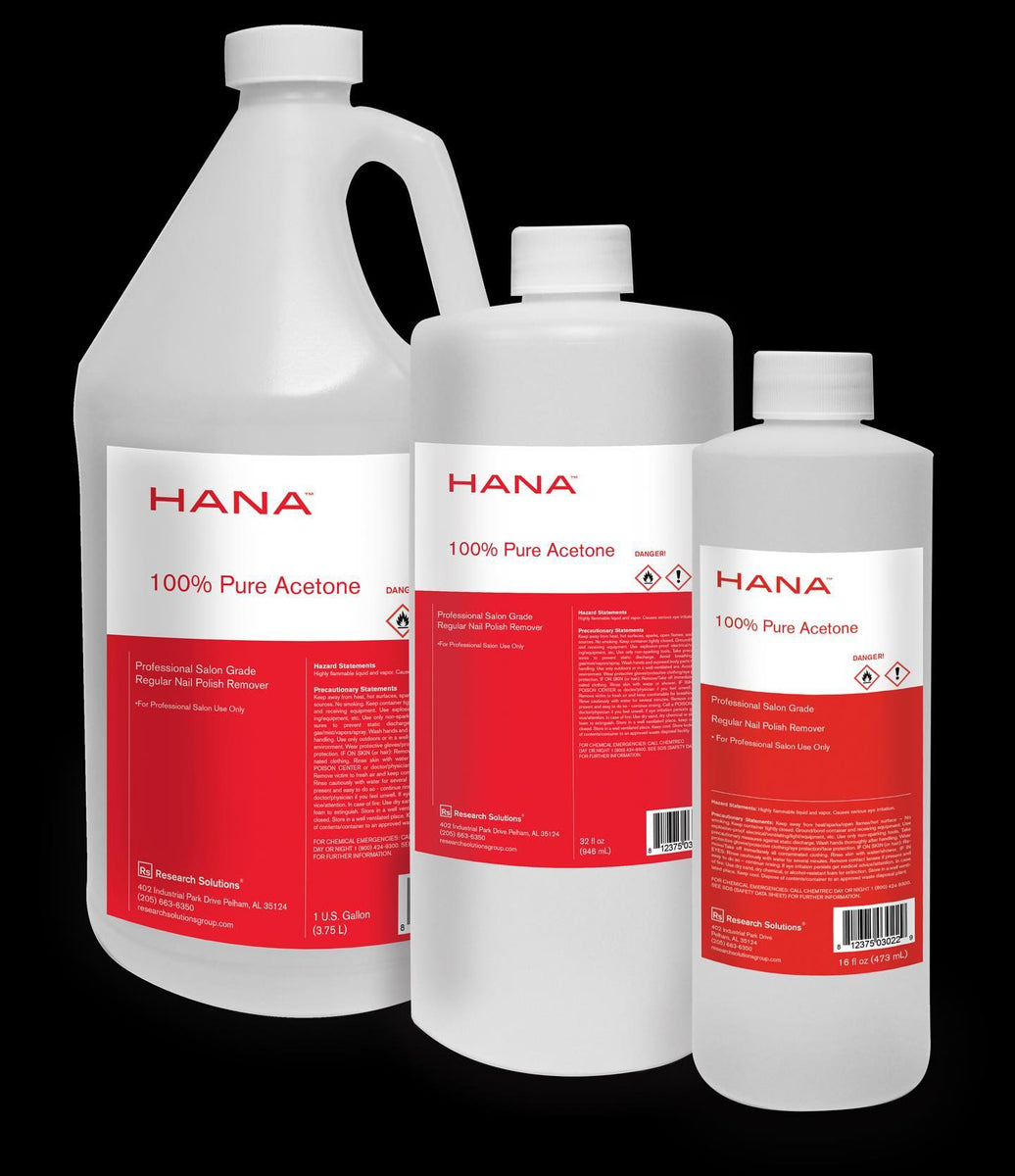 Hana Pure Acetone 100% – Wonder Beauty Supply